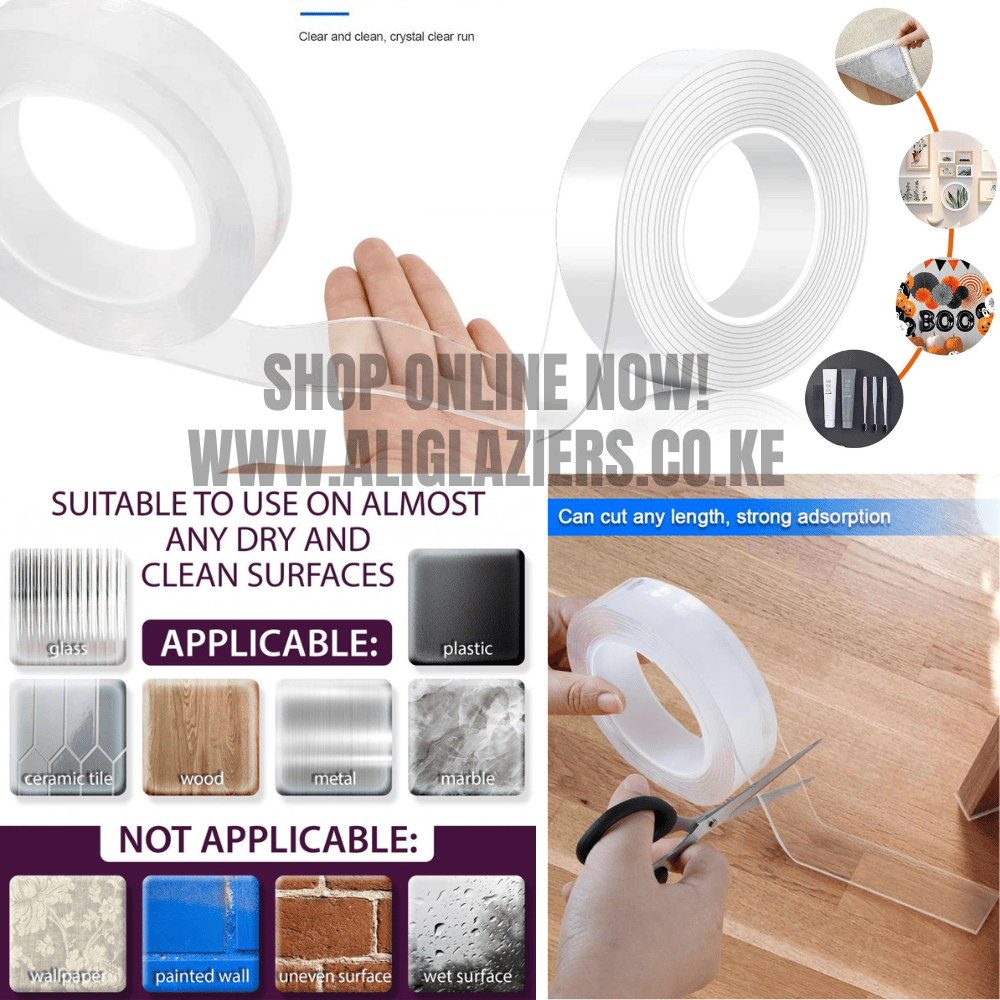 Clear Double Sided Tape 20MM X 1MT in Kenya | Multipurpose NANO High ...