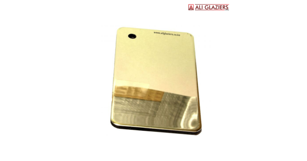 Gold Mirror Finish Alucobond Sheets in Nairobi, Kenya | ACP in Gold ...