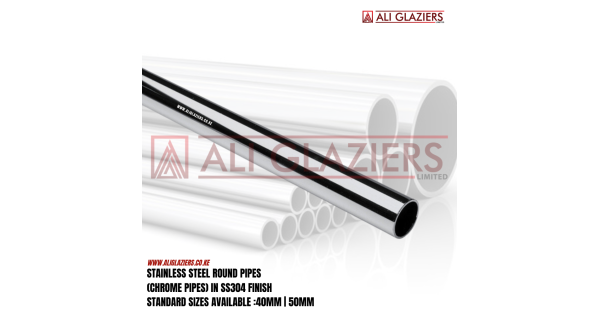 Stainless Steel Round Pipe 40MM in Nairobi, Kenya | 1.5MM X 50MM X 5.4 ...
