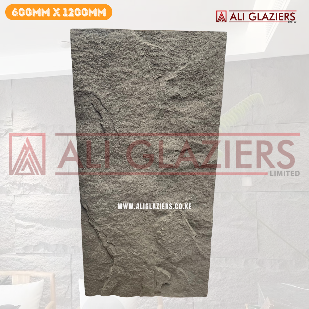 Grey PU Stone Finish Wall Panel in Nairobi, Kenya | 600 X 1200 ...