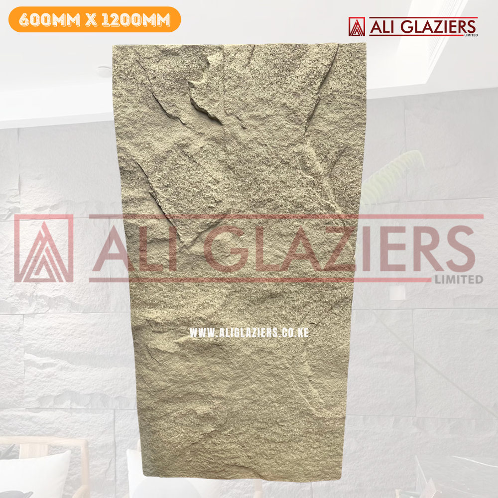 Magnolia Color PU Stone Finish Wall Panel in Nairobi, Kenya | 600 X ...