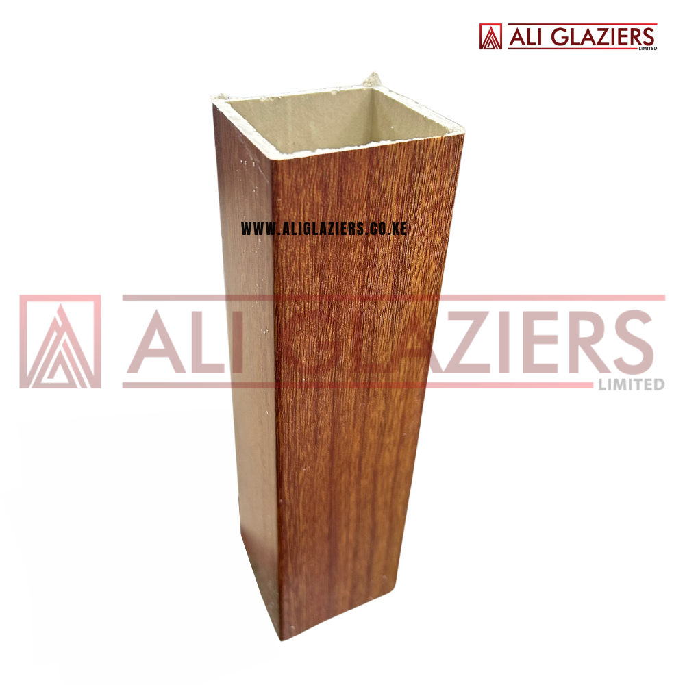 Indoor WPC 50*50 Wooden Finish Tube in Nairobi, Kenya | PVC Square Tube ...