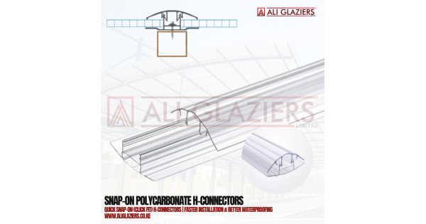 Polycarbonate Sheets Snap-On H Connectors in Nairobi, Kenya ...